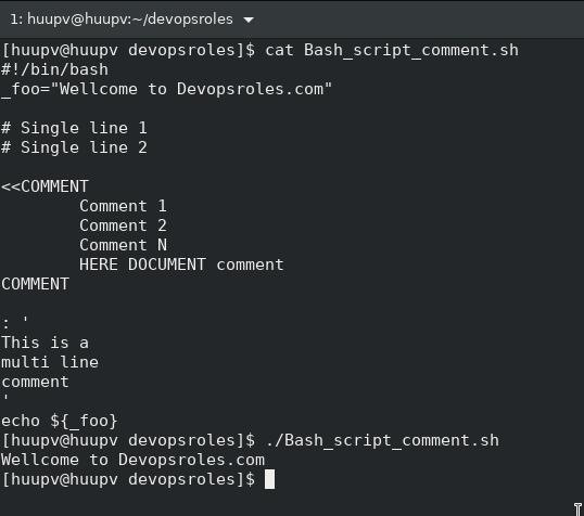 Understanding Bash Script Comments DevopsRoles Better 2023