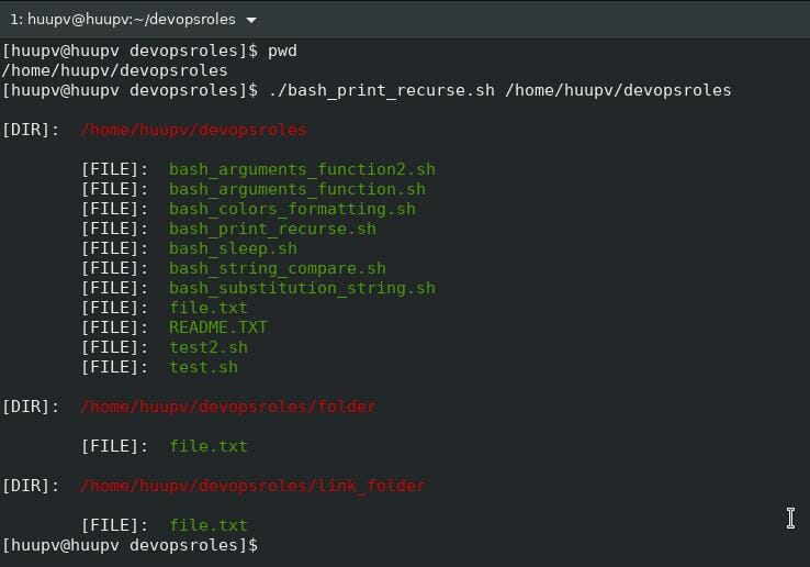 Bash Script Recursive File List DevopsRoles Better 2024