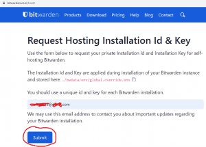 Docker deploy a Bitwarden server version 1.45.2 - DevopsRoles.com