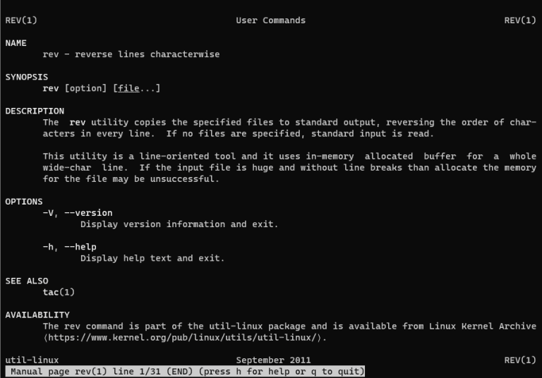 Mastering the rev command in Linux: Reversing Text Lines - DevopsRoles.com Better 2025