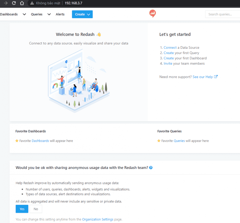 Deploy Redash data visualization dashboard - DevopsRoles.com free 1