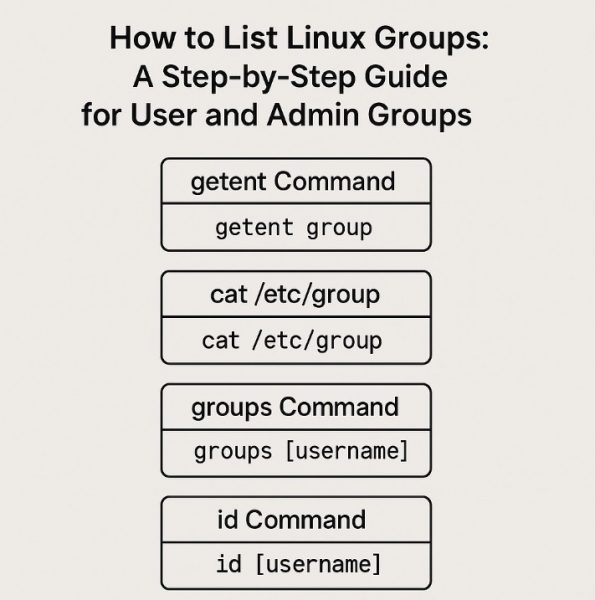 How to List Linux Groups: A Step-by-Step Guide for User and Admin Groups - DevopsRoles.com ...