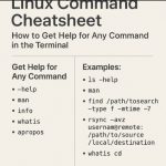 Linux Command Cheatsheet: How to Get Help for Any Command in the Terminal - DevopsRoles.com ...