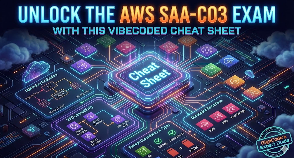 Unlock the AWS SAA-C03 Exam with This Vibecoded Cheat Sheet - DevopsRoles.com Better 2026